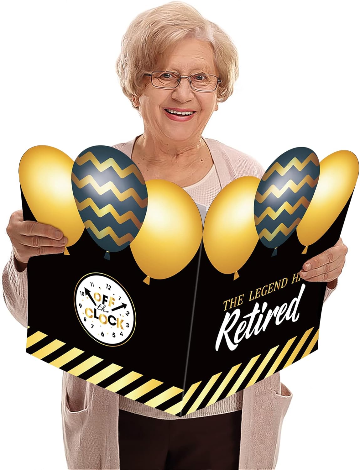 Amazon.com: WATINC Retirement Party Jumbo Greeting Card Decorations ...