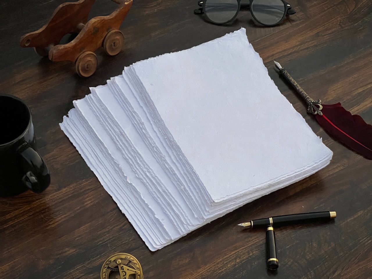 Watch Handmade white paper A4 on Amazon Live