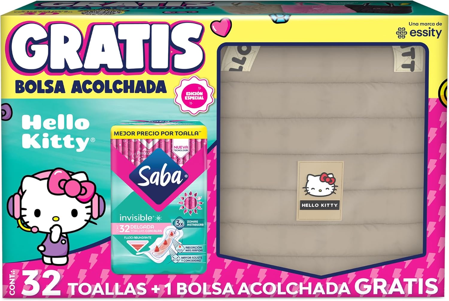 Saba, Toallas Femeninas Invisible Buenos Días Con Alas, Flujo Moderado ...