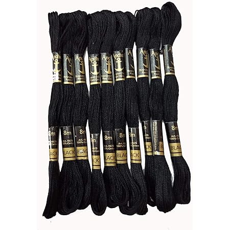 Anchor Beautiful Cross Stitch Cotton Embroidery Thread Floss/Skeins ...