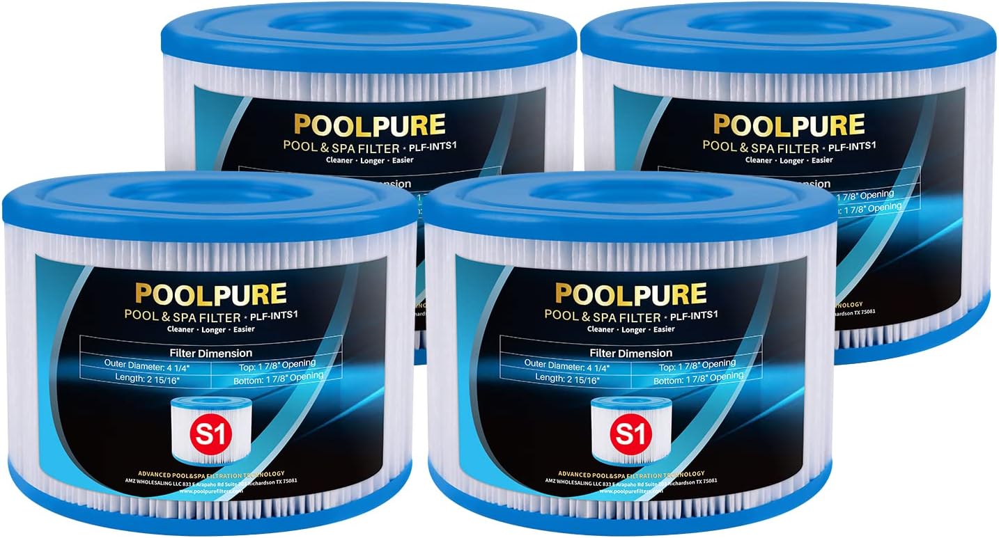 Intex 29001E Lot de 6 Cartouches filtrantes de Type S1 pour PureSpa ...
