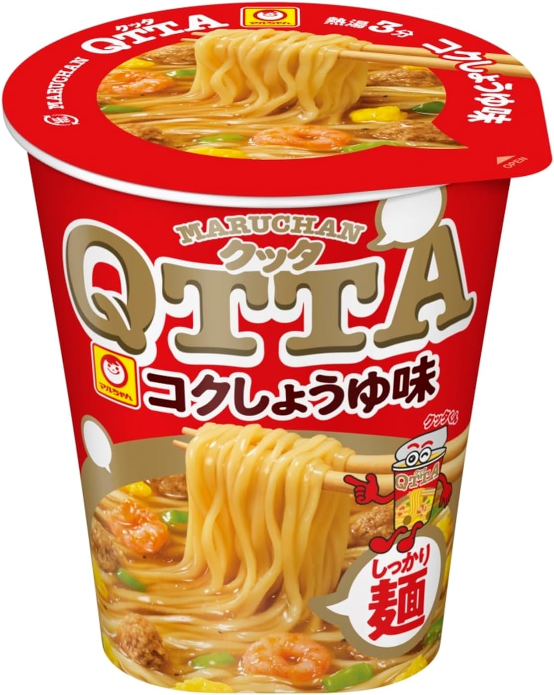 Amazon.co.jp: マルちゃん MARUCHAN QTTA コクしょうゆ味 (78g×12個 /カップ麺) カップラーメン インスタントラーメン ラーメン 箱買い 東洋水産 クッタ ...