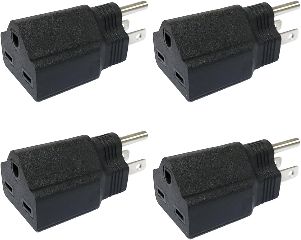 Amazon.com: BloomGrow 240V to 120V US Power Plug Adapter 6-15P to 5-15R ...