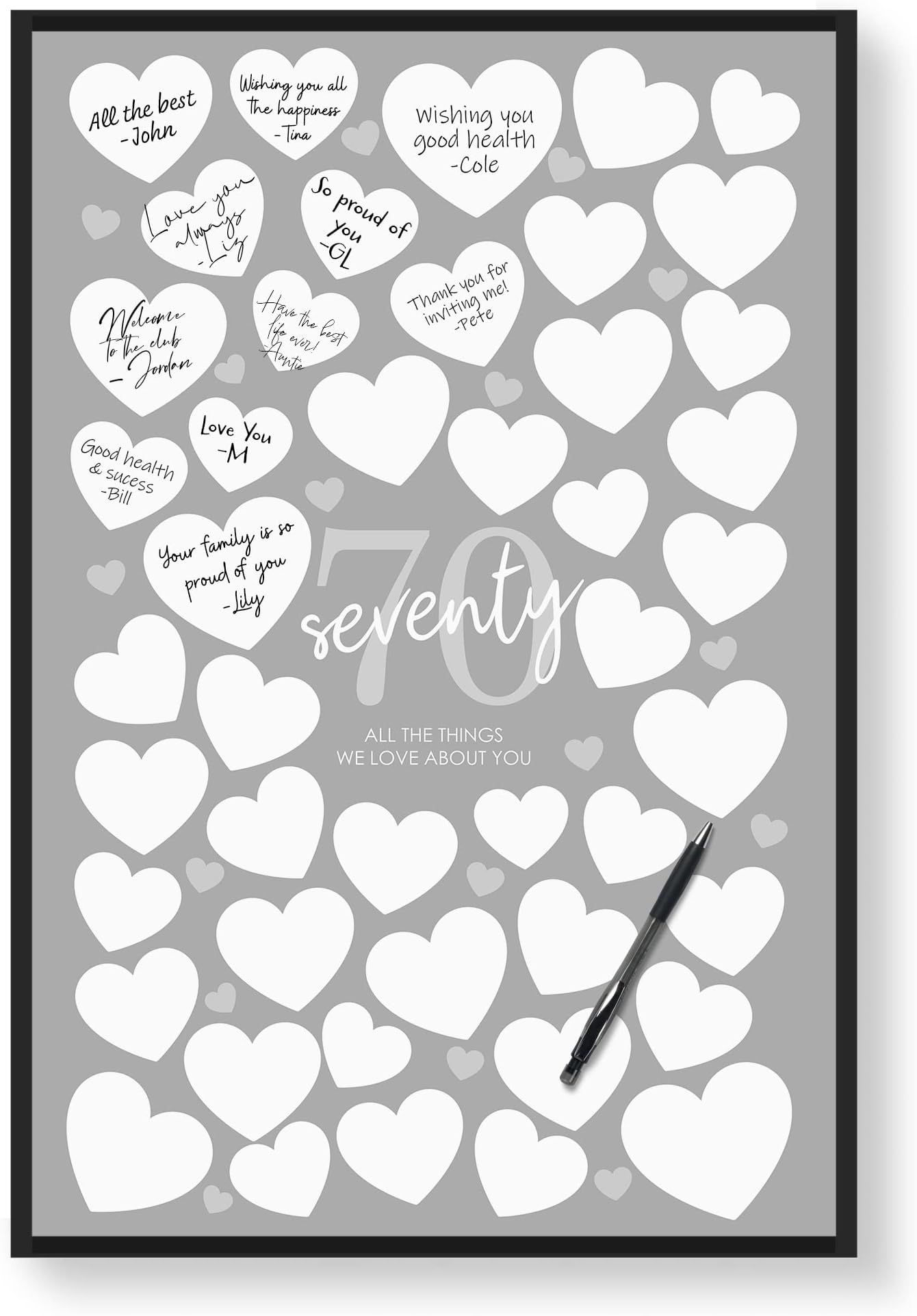 Amazon.com: Karto 30th Birthday Signature Board for Party - Party ...