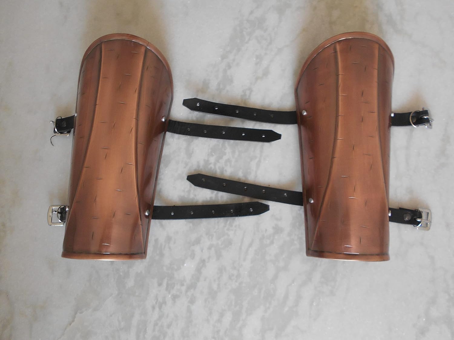 Amazon.com: Medieval Collectible Greek Antique Finish Greaves Arm Armor ...