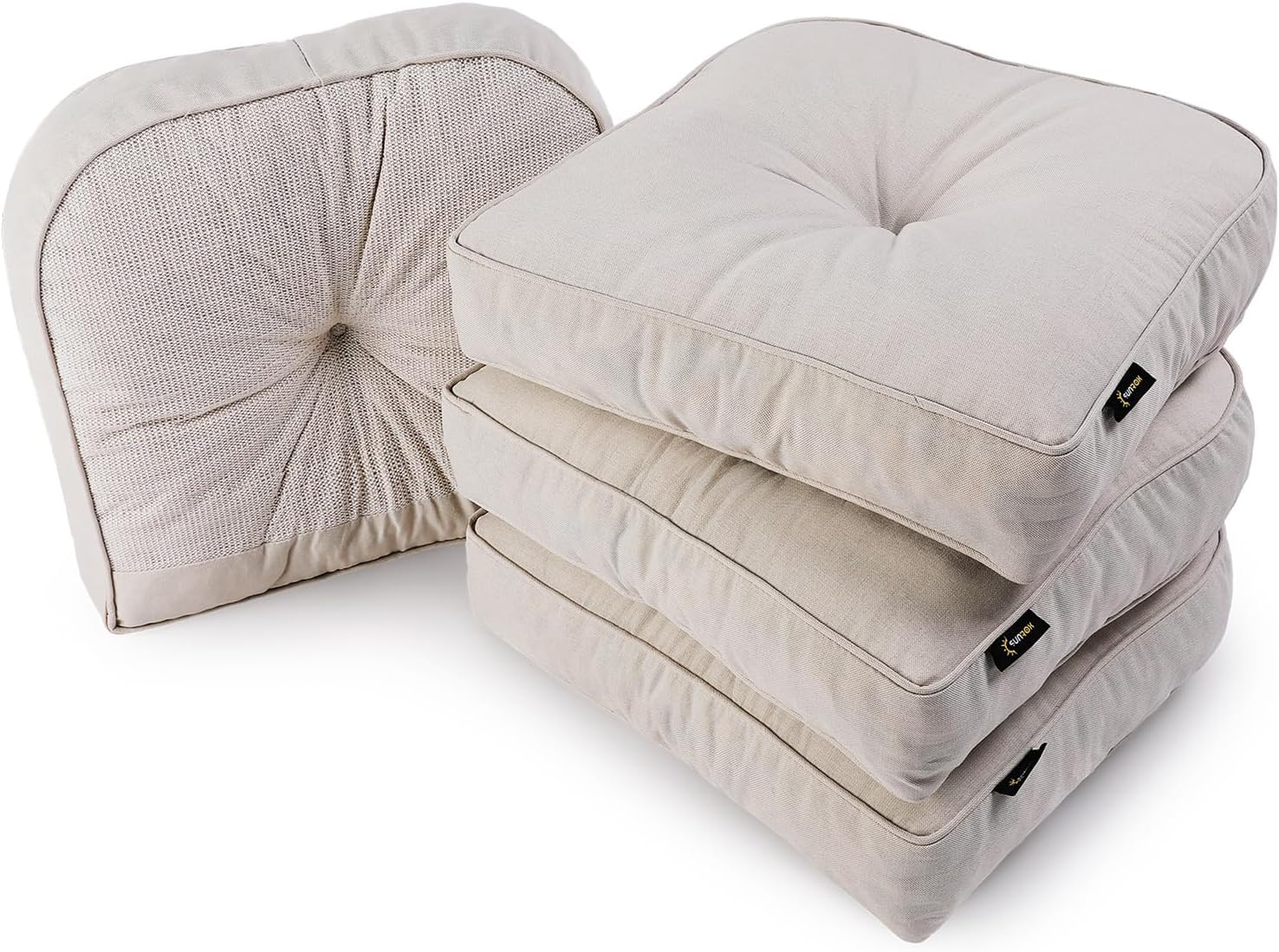 Amazon.com: SUNROX LokGrip Non Slip Gel Memory Foam Chair Cushions for ...