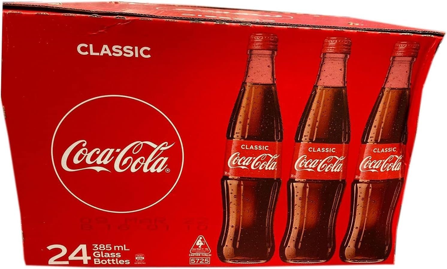 Coca-Cola Classic Coke Bottle, 385 ml (Pack of 24) : Amazon.com.au ...