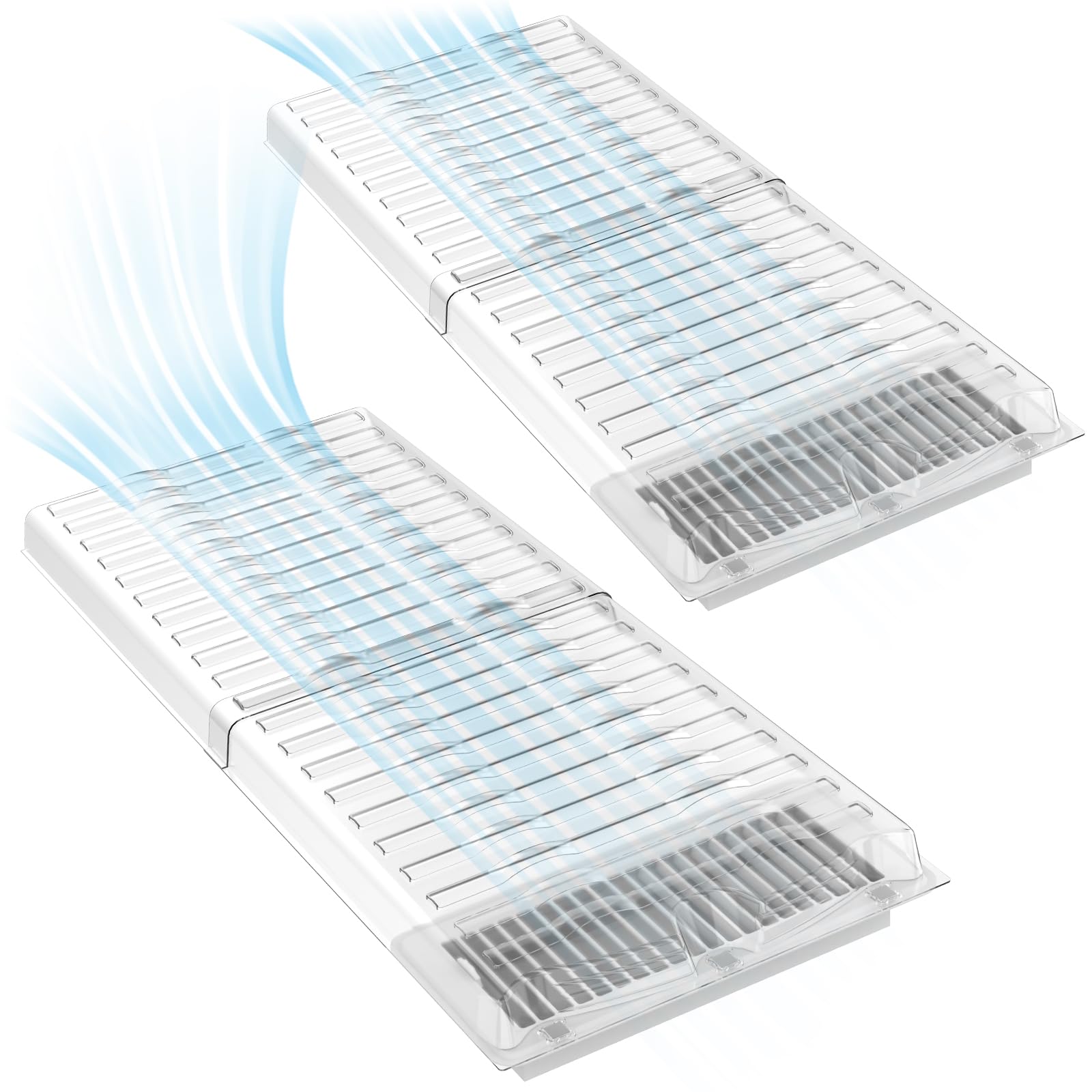 Air Vent Extender for Under Furniture, Floor Vent Deflectors for Floor ...