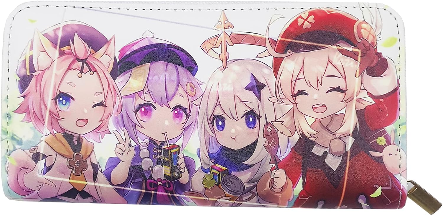 Amazon.com: ACUOTN Anime Wallet Men Women Leather Wallet Anime Merch ...