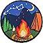 Amazon.com: PatchClub Camping Patch Campfire Fire Mountain Adventure ...