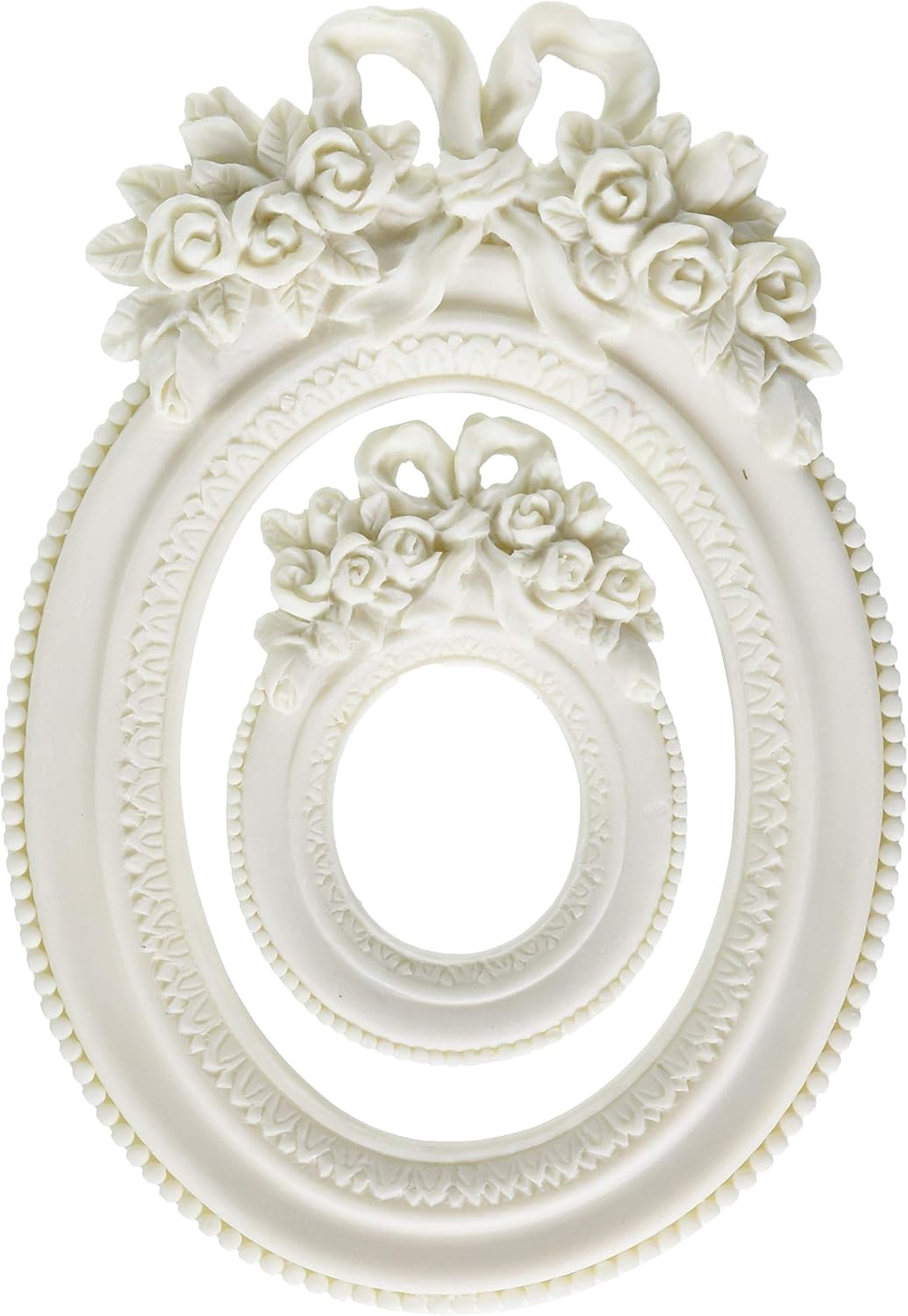 Amazon.com - Prima Marketing Memory Hardware Resin Blanc Fleur Oval Frame