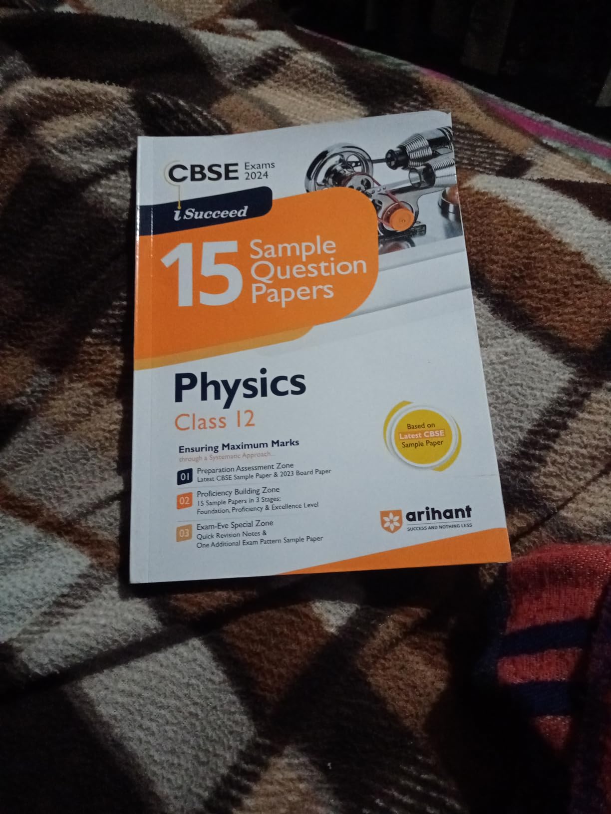 Arihant CBSE Sample Question Paper Class 12 Physics Book For 2024 Board ...