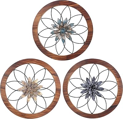 Amazon.com: Western Wood Wagon Wheel wall Decor : Home & Kitchen