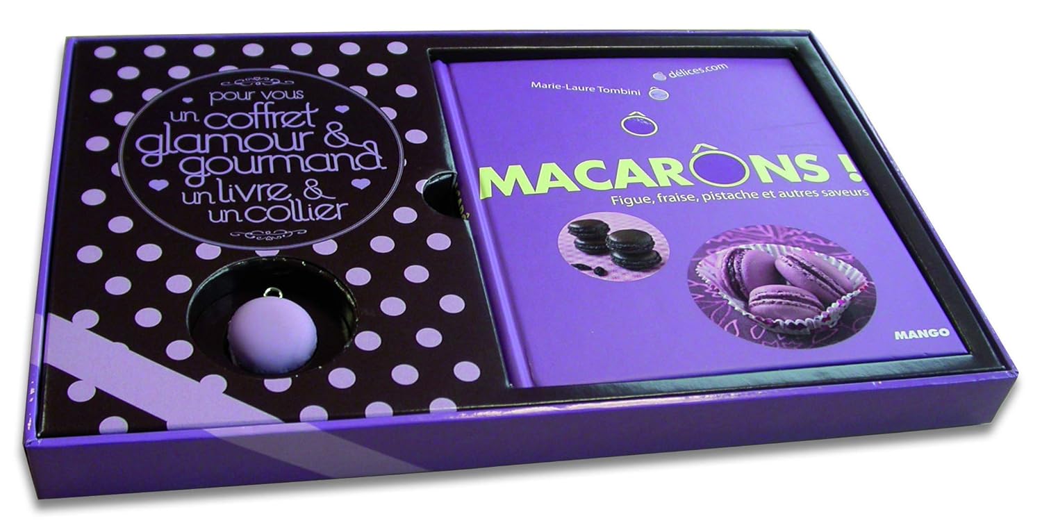 Ô MACARÔNS ! (COFFRET) 1 LIVRE DE RECETTES + 1 BIJOU (MACARON): Un ...