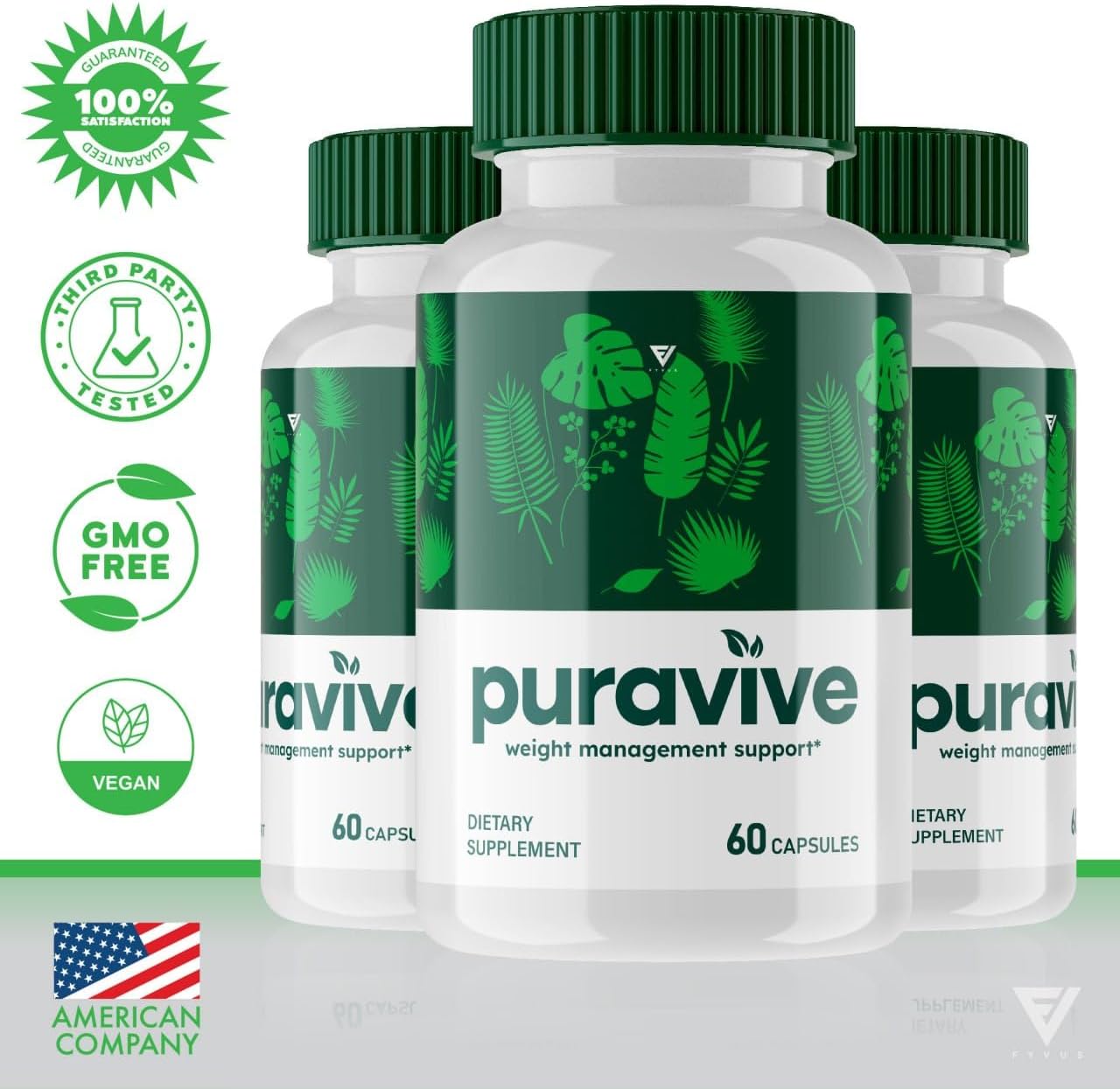 Puravive Pills – Paquete de 5 cápsulas de pérdida de peso, suplemento ...