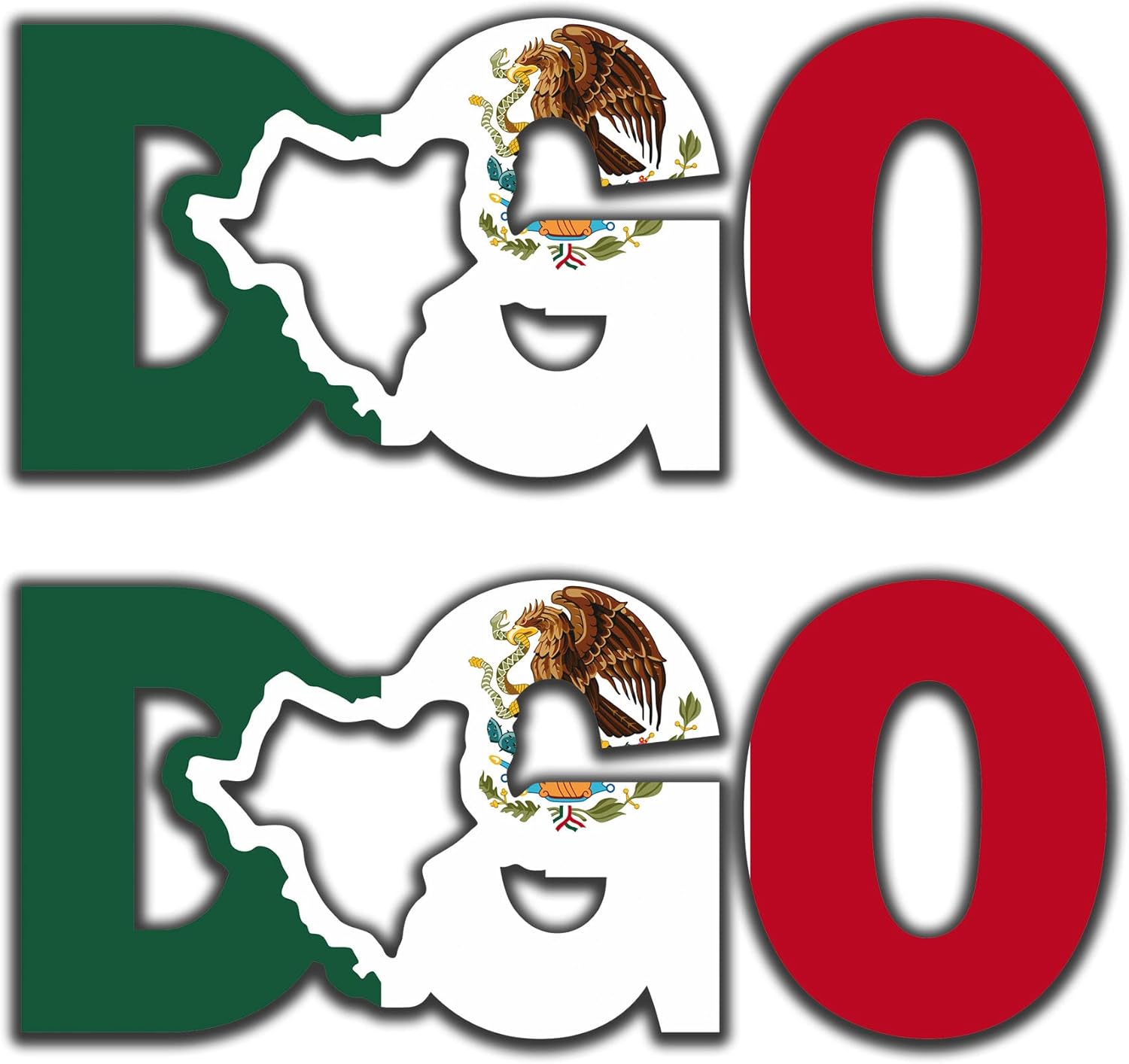 Amazon.com - Edward & Co DGO Sticker Durango Decal Mexico Letters Car ...