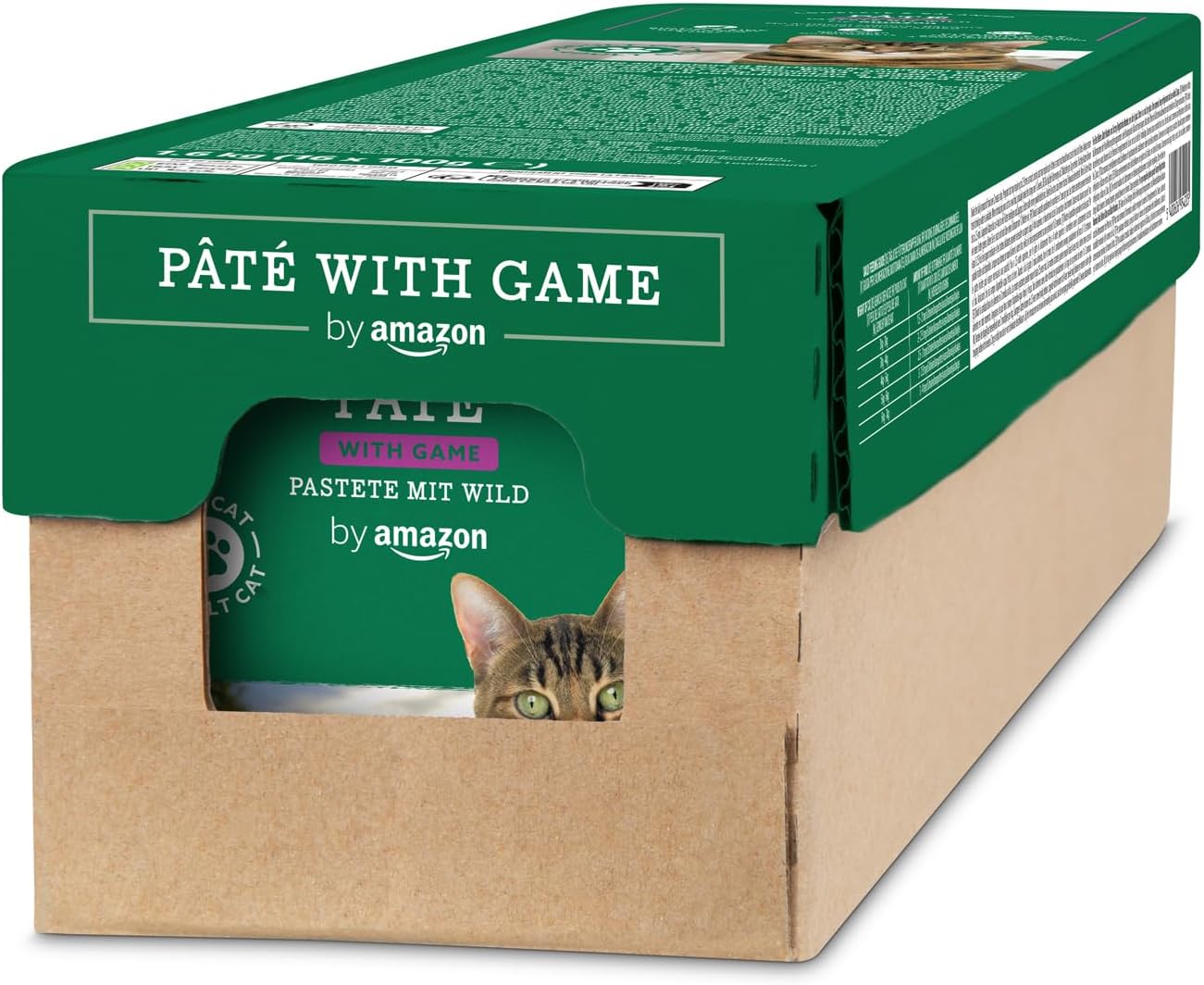 by Amazon Cat Food - Paté with Game, 100g, Pack of 16 (Previously ...