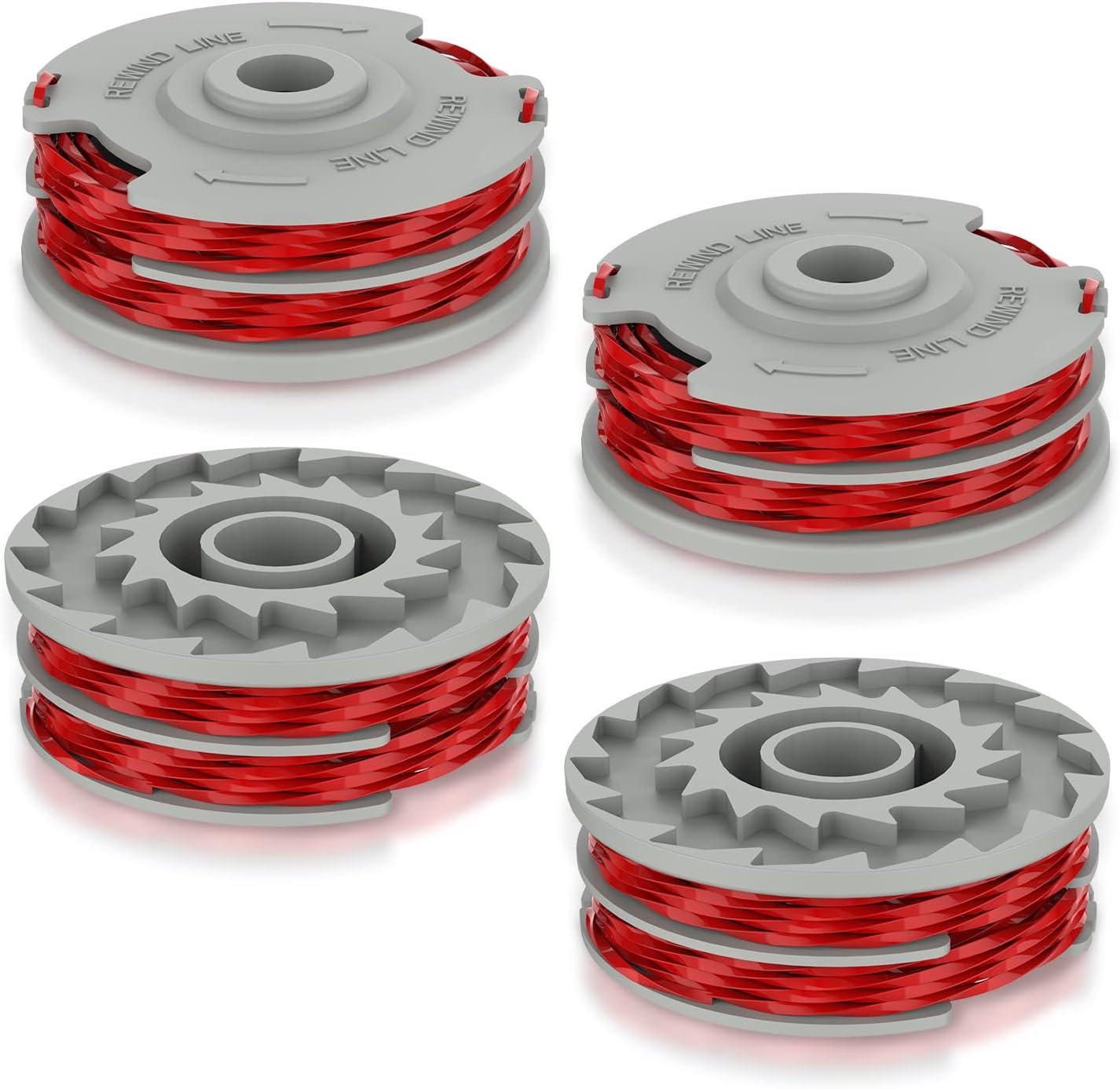 FUSHUI 2 Pack Strimmer Spool and FLY060 Spool Cover,Replace of FLY021 ...