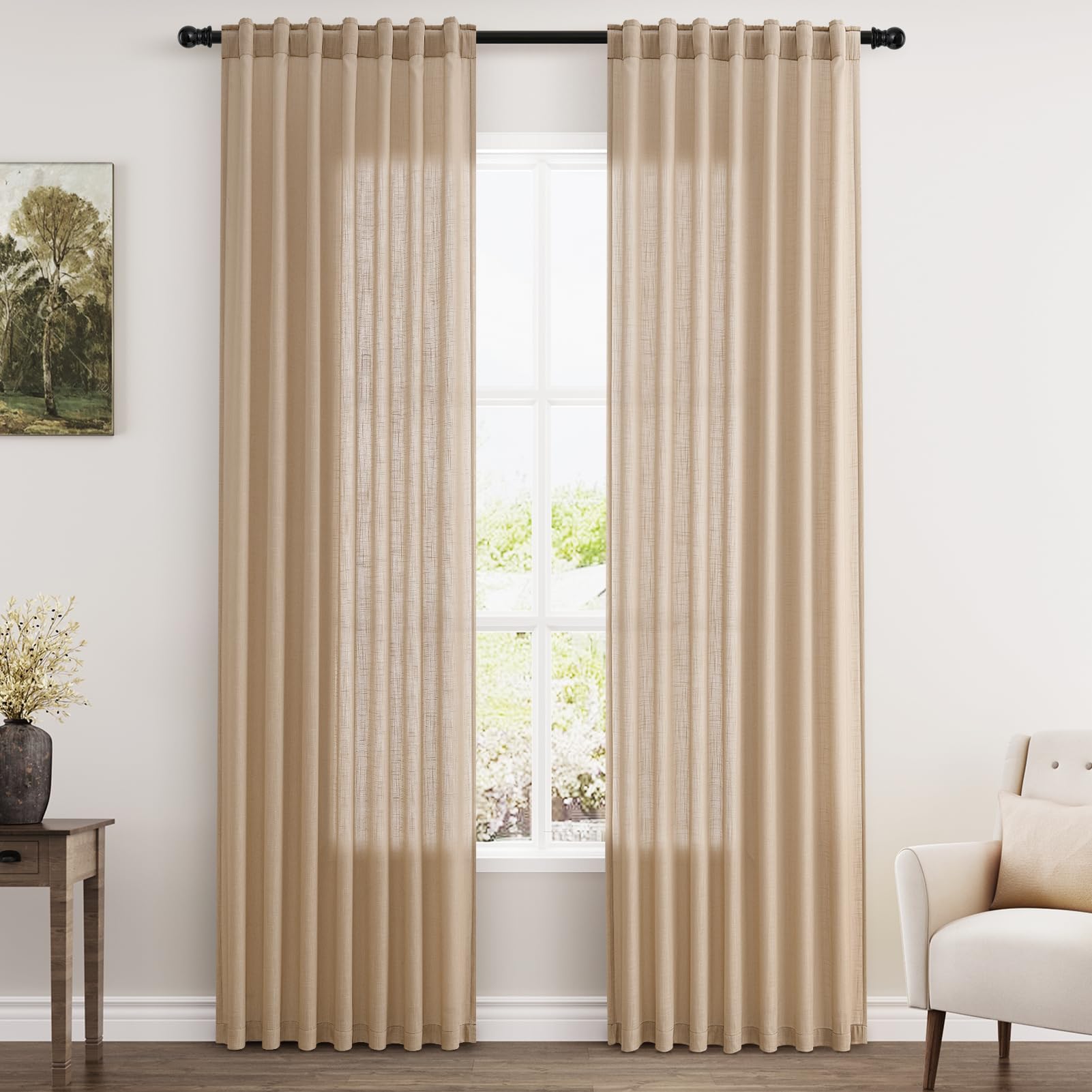 Brown And Tan Curtains