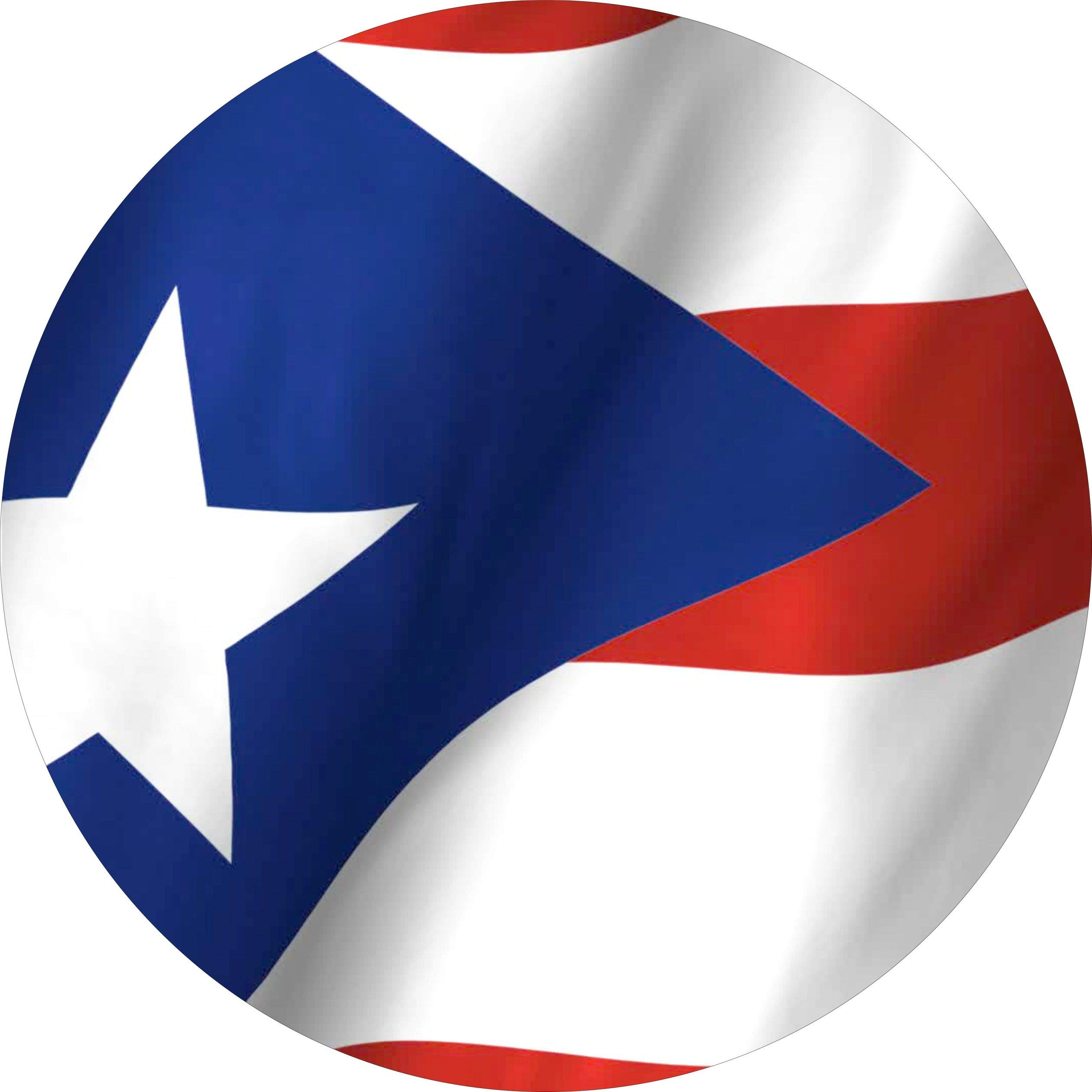 Amazon.com: TIRE COVER CENTRAL Puerto Rico Flag Spare Tire Cover ...