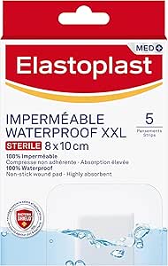 Elastoplast Waterproof XXL Dressings (5 Strips) | Large Plasters for ...