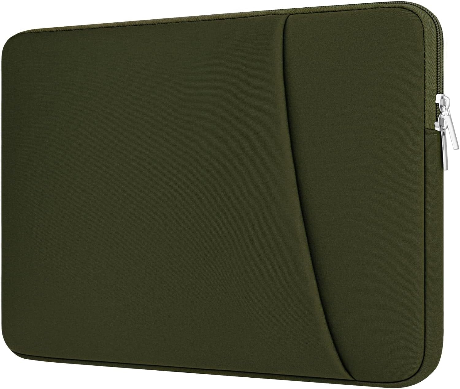 HEDUGO Laptop Sleeve Case with Zipper Accessory Pocket Compatible with ...