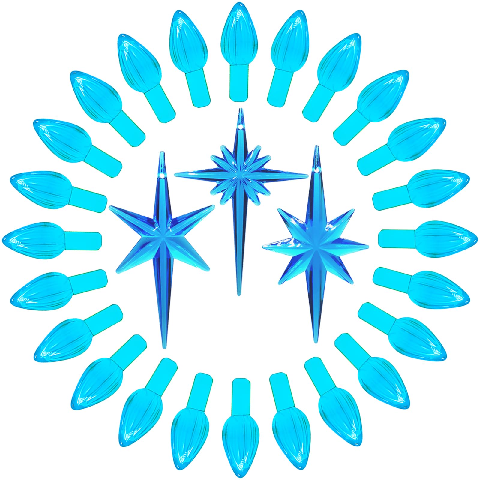Aqua Blue Pegs