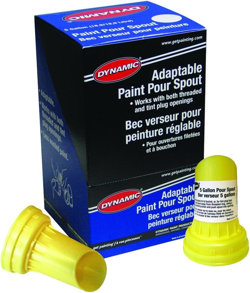 Amazon.com: Dynamic KZ002152 Recycled Plastic Paint Spout, 5-Gallon ...