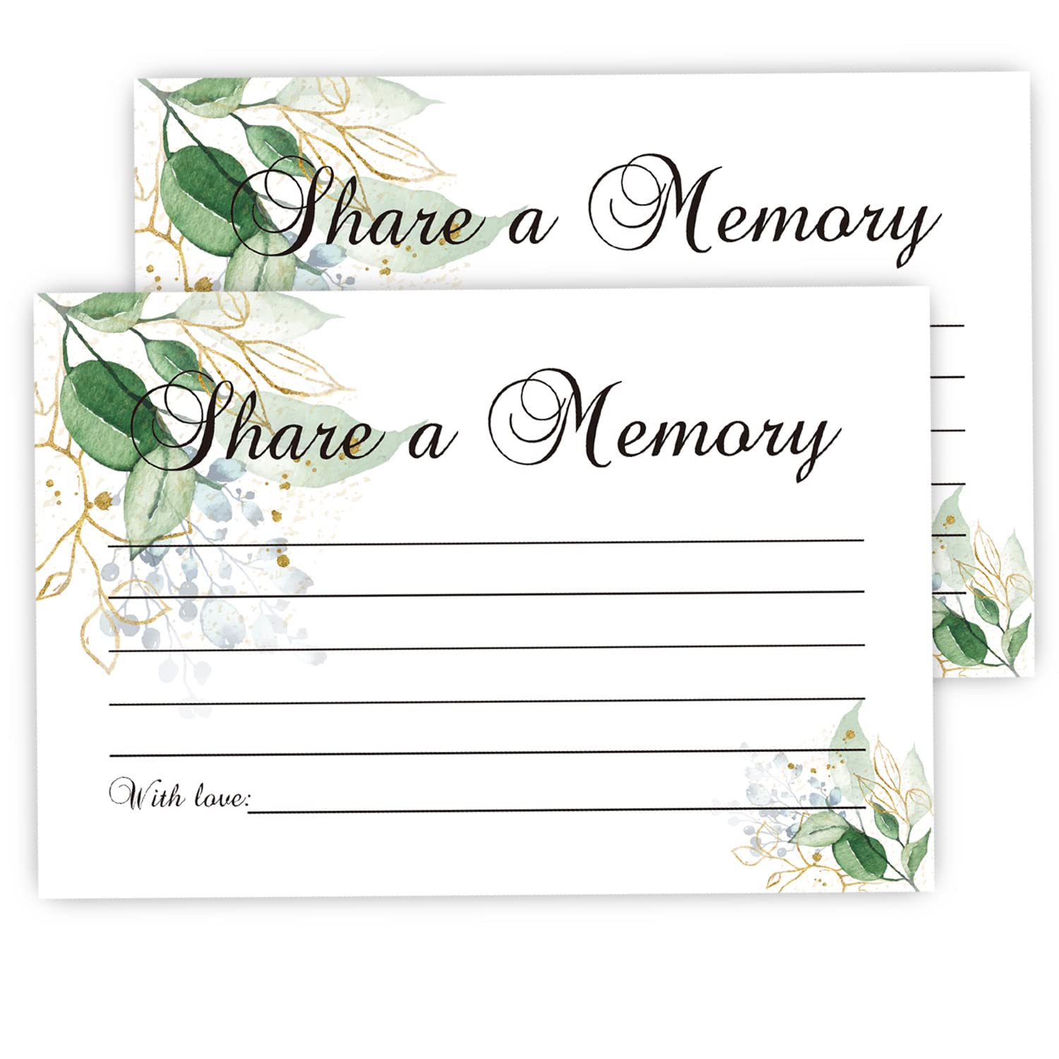 Amazon.com: Share a Memory Cards, 50 Cards, Memory Card for Celebration ...
