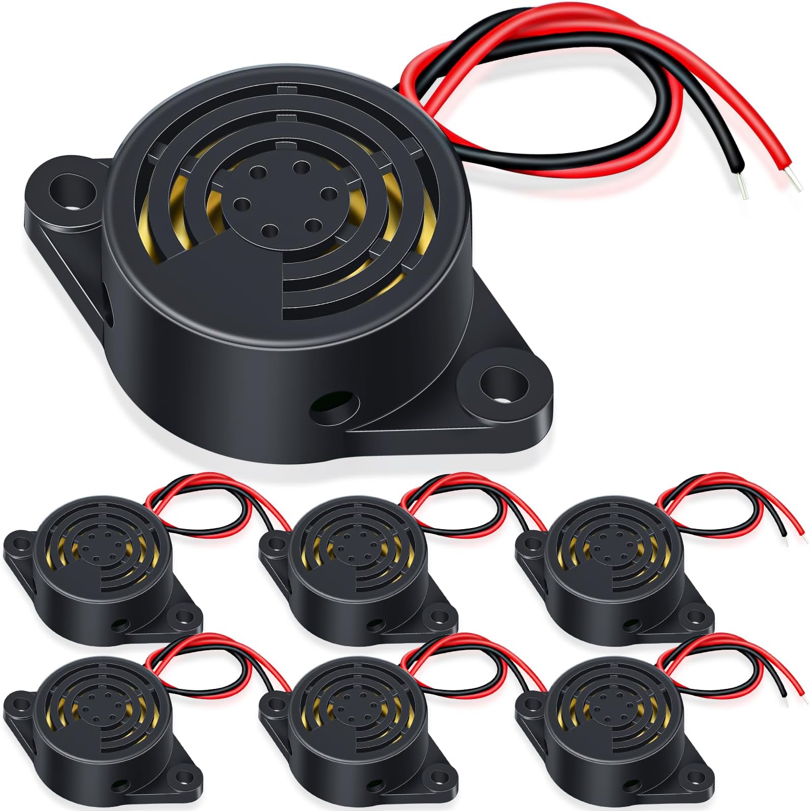 Amazon.com: Cylewet 6Pcs 100dB Electronic Buzzer Alarm Sounder ...