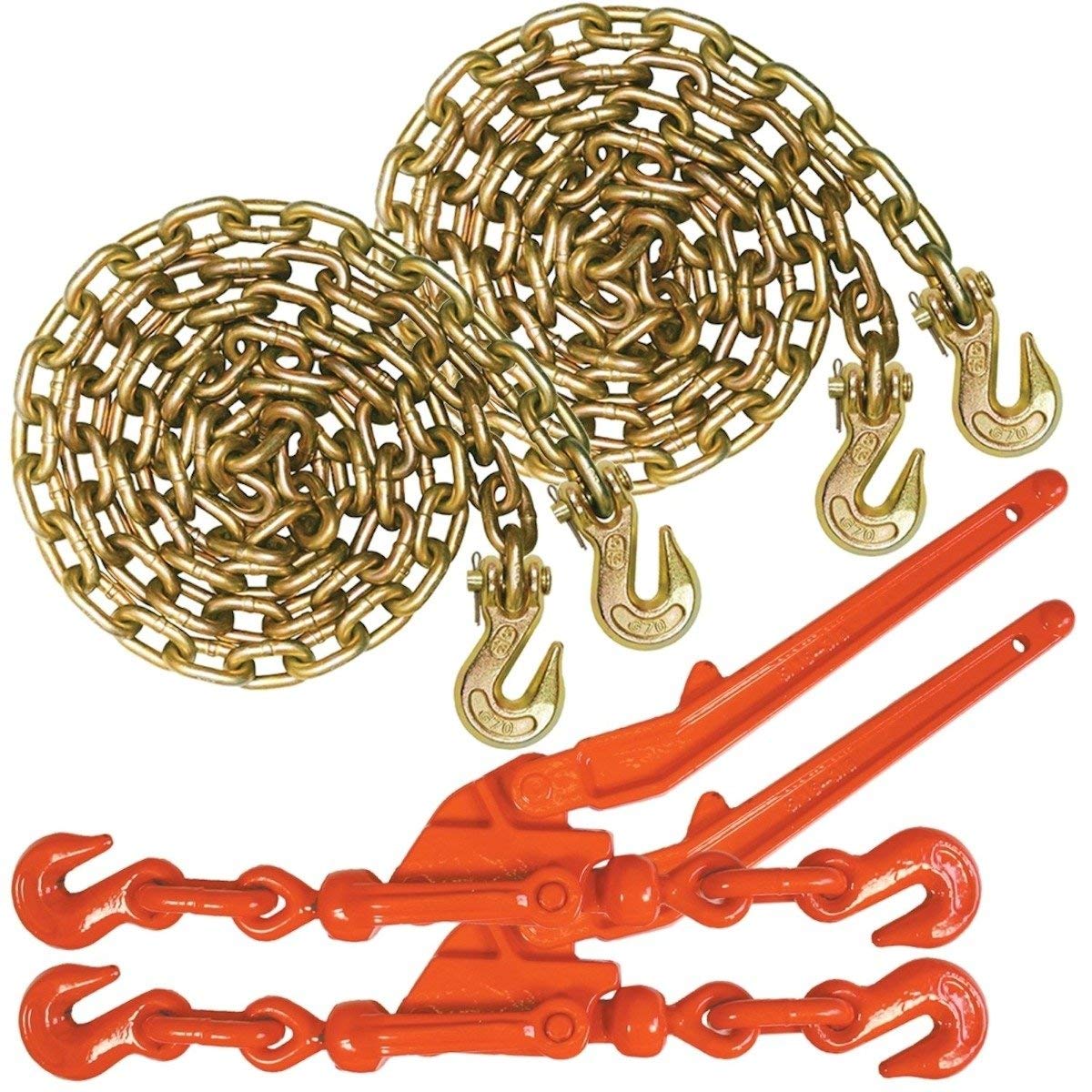 Snapklik.com : VULCAN Chain And Load Binder Kit - Grade 70-5/16 Inch X ...