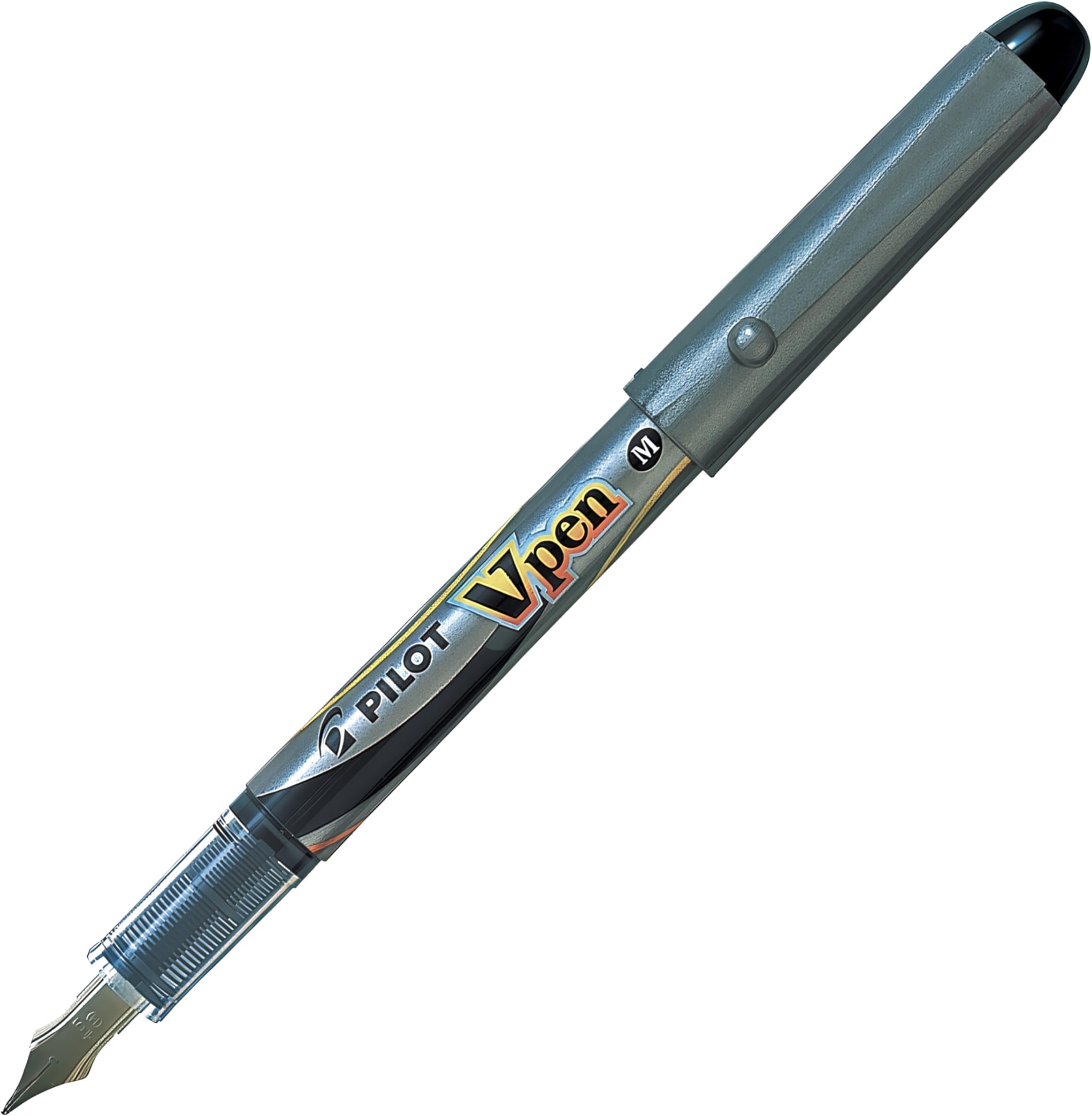Amazon Basics Refillable Fountain Pen - Medium Point, Black Ink ...