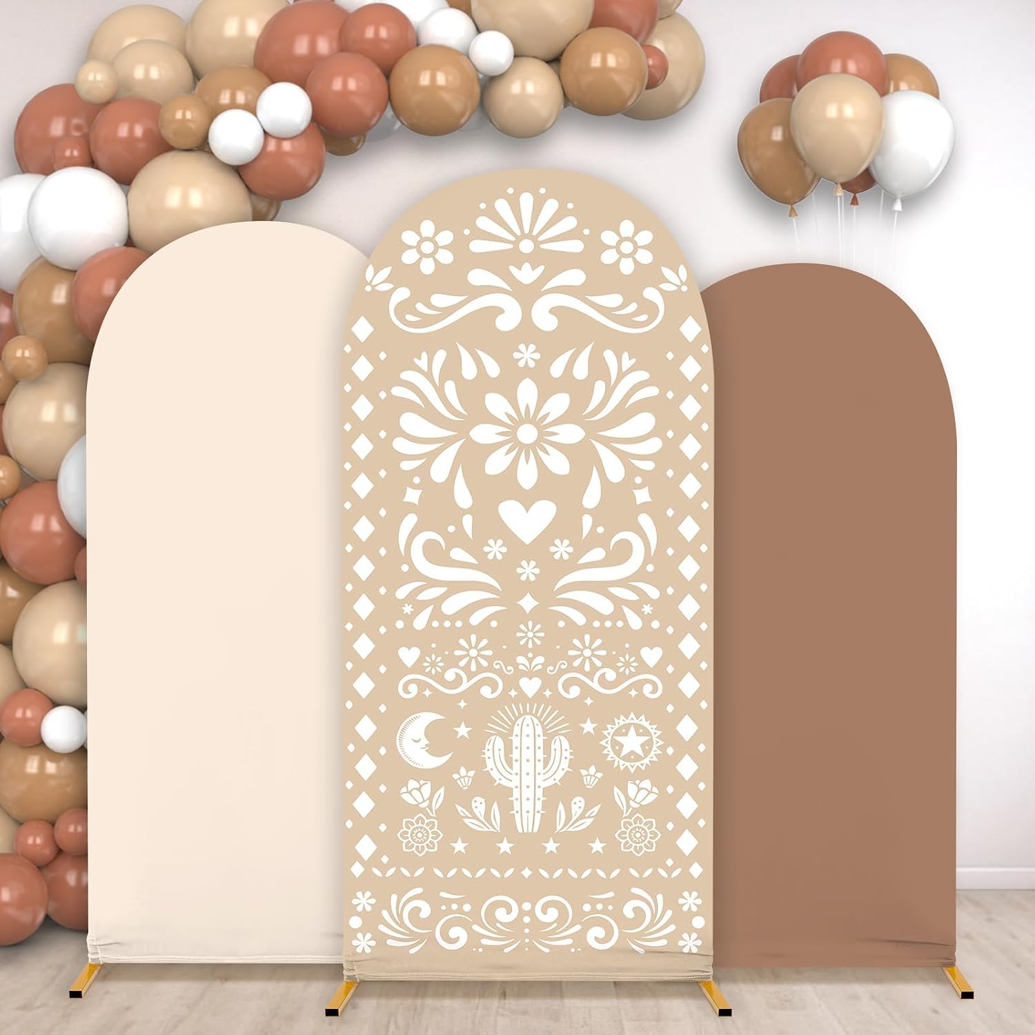 Amazon.com : Mexican Arch Backdrop Covers Set 4ft 5ft 6ft Talavera ...