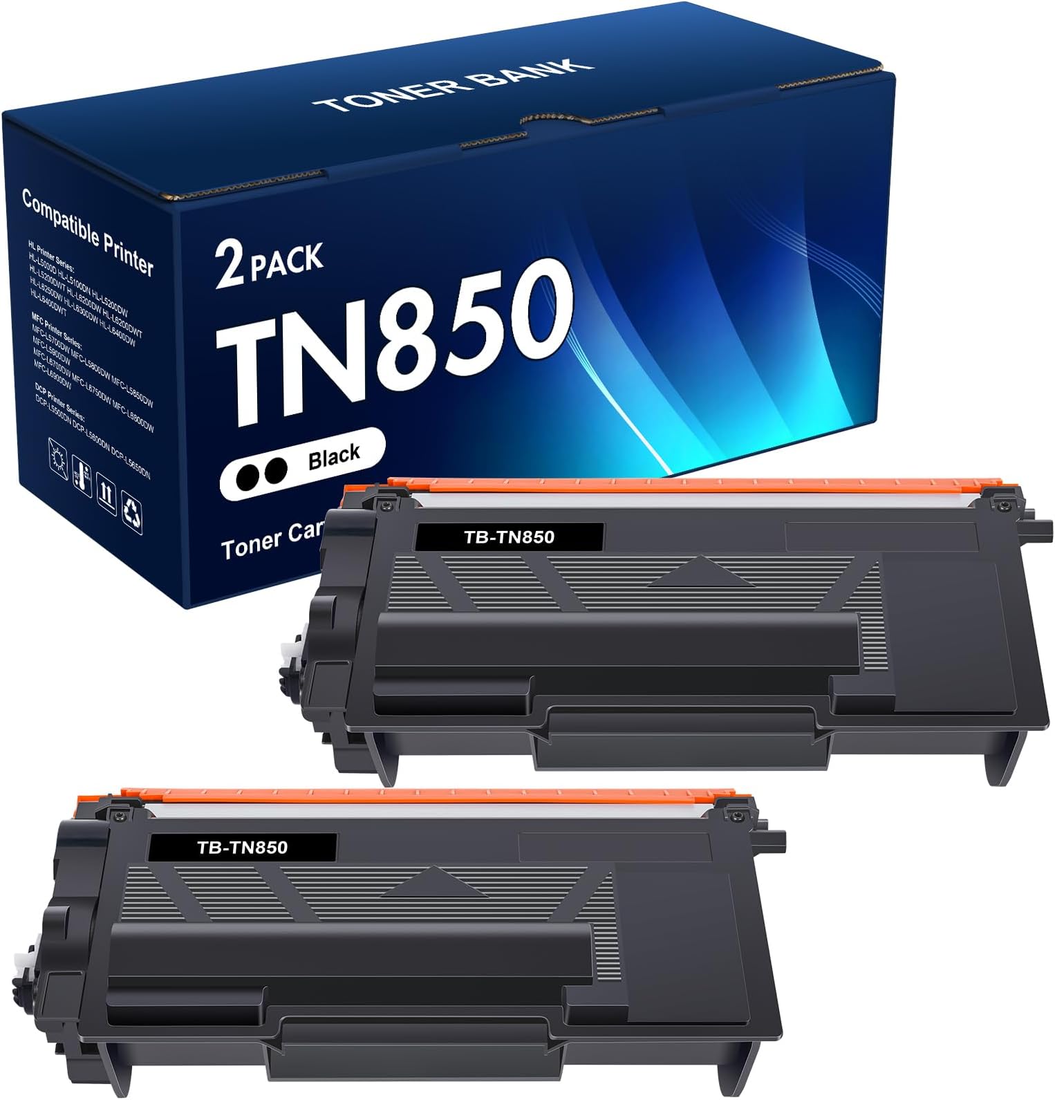 TN850 TN 850 TN820 TN-850 High Yield Toner Cartridge Replacement for ...