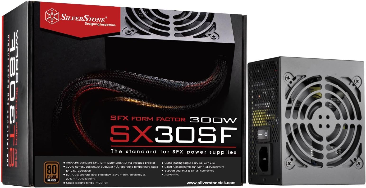 be quiet! SFX Power 3 450W, 80 PLUS Bronze efficiency, power supply ...