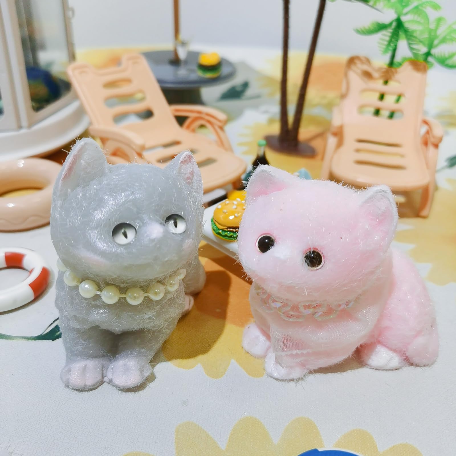 Amazon.com: CoFuBcad Handmade 2pcs Chick Taba Squeeze Toys, Cute Chick ...