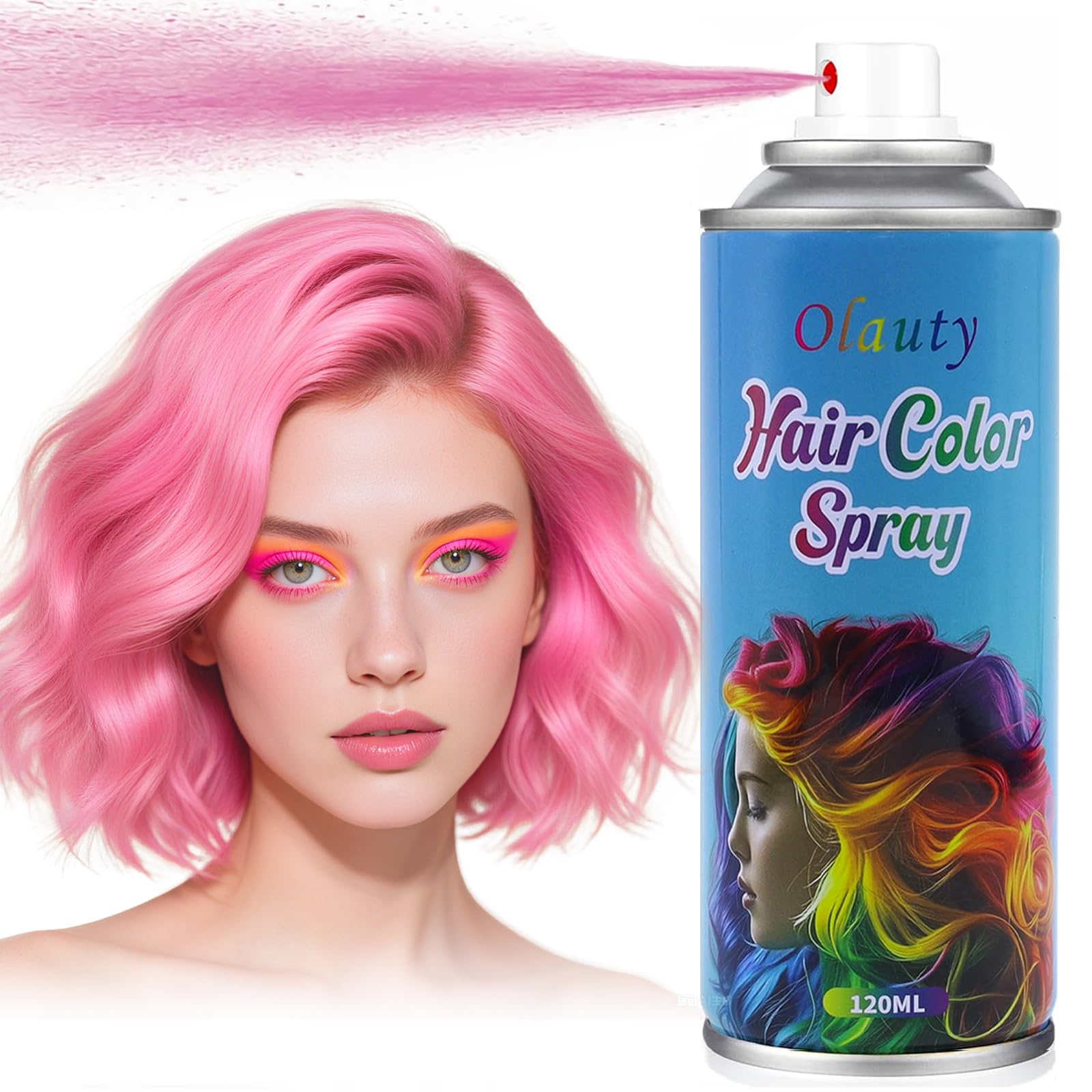 Snapklik.com : Pink Hair Spray, Pink Hair Dye, Temporary Hair Color ...