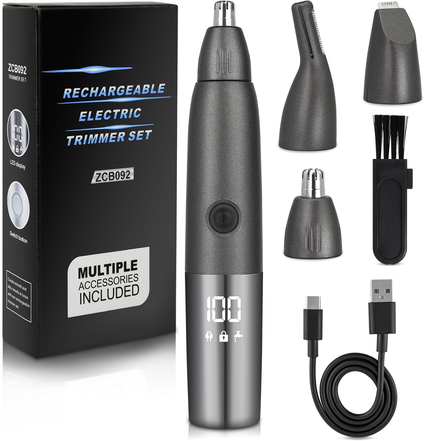 Amazon.com: Erkot Nose Hair Trimmer for Men and Women, Eyebrow Trimmer ...