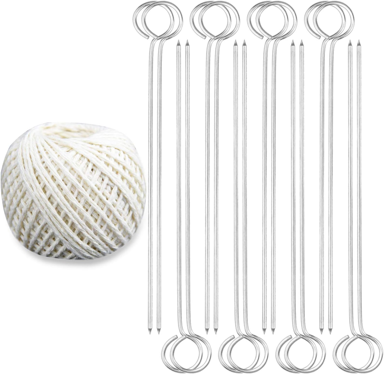 Amazon.com : Poualss 17pcs Poultry Lacing Kit, 7 Inches Turkey Lacers ...