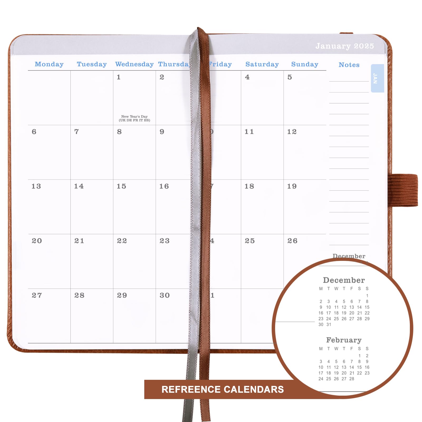 Pocket Diary 2025 – A6 Diary 2025 from January 2025 – December 2025 ...