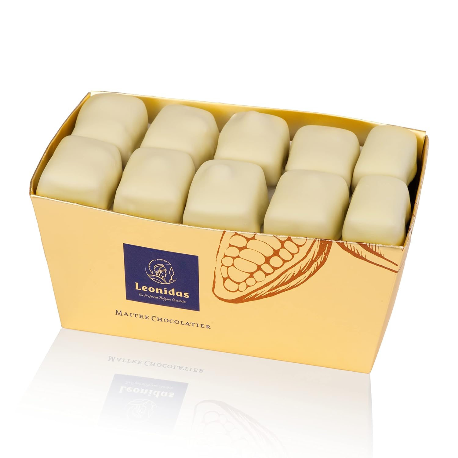 Original frische belgische Manon Pralinen blanc und cafe von Leonidas ...