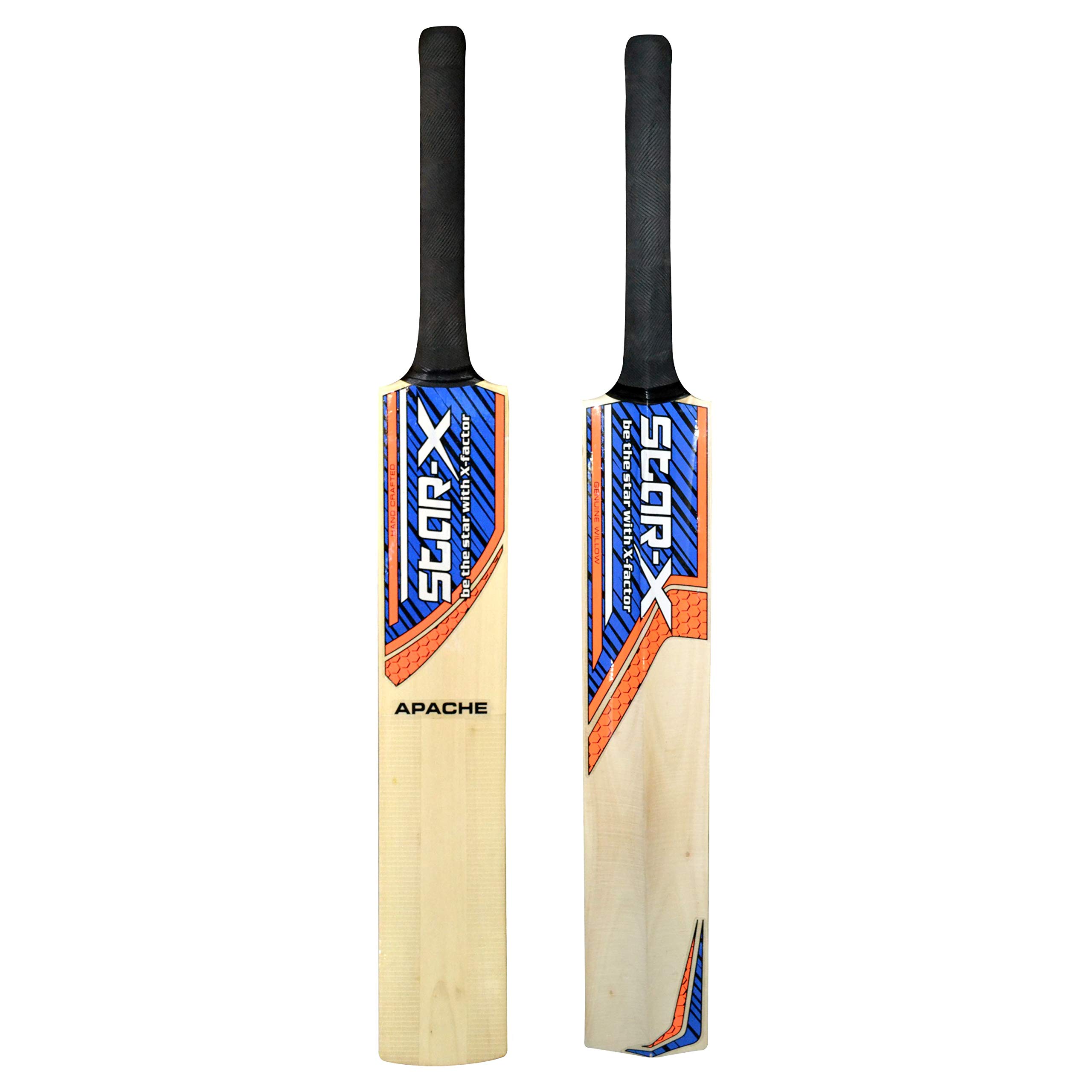 Buy Star-X Apache Populer Willow Cricket Bat for Tennis Ball, Wind Ball ...