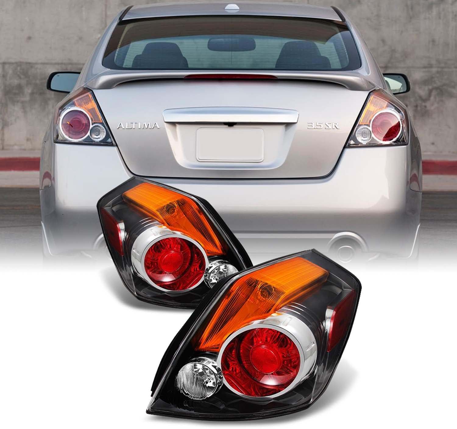 Amazon.com: Carpart4u for Nissan Altima 4DR 2007-2012 OEM Style rear ...