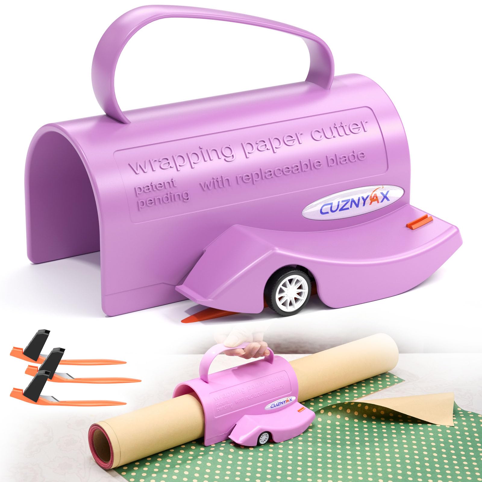 Amazon.com : Wrapping Paper Cutter, Upgraded Gift Wrap Cutter Tool ...