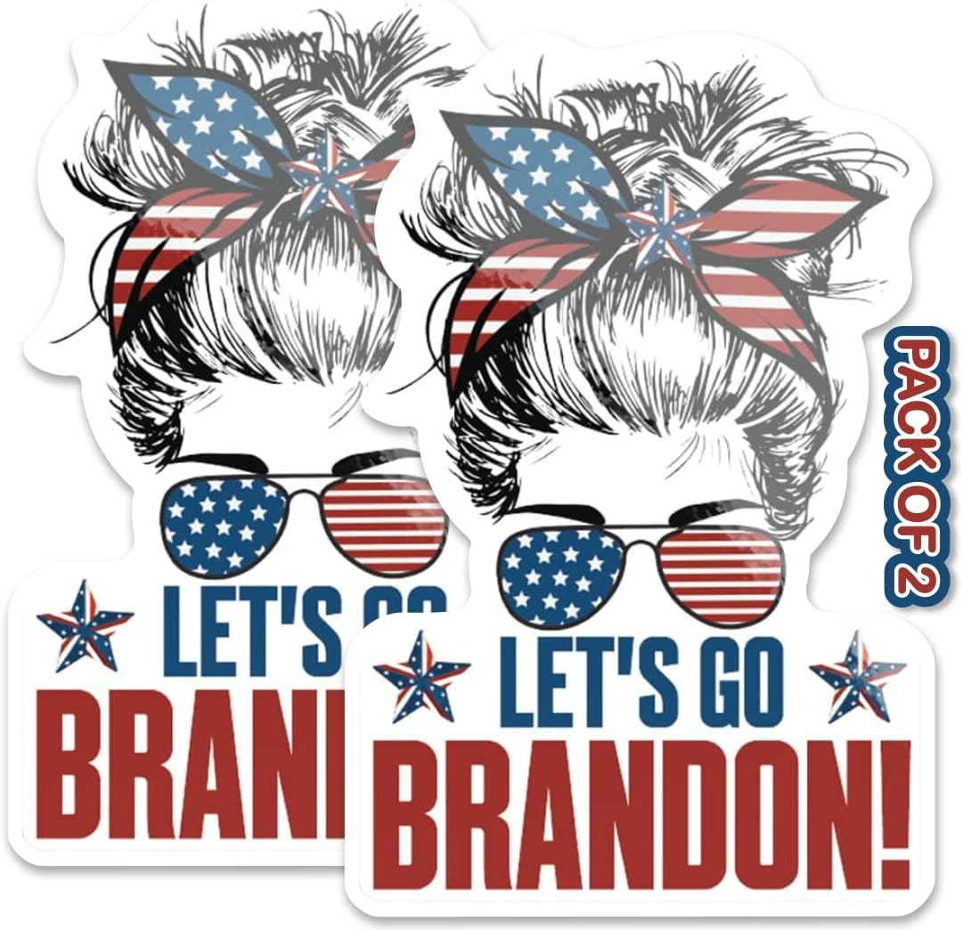 Amazon.com - IMPERIAL VIBES - Let’s Go Brandon Sticker – Vinyl Long ...