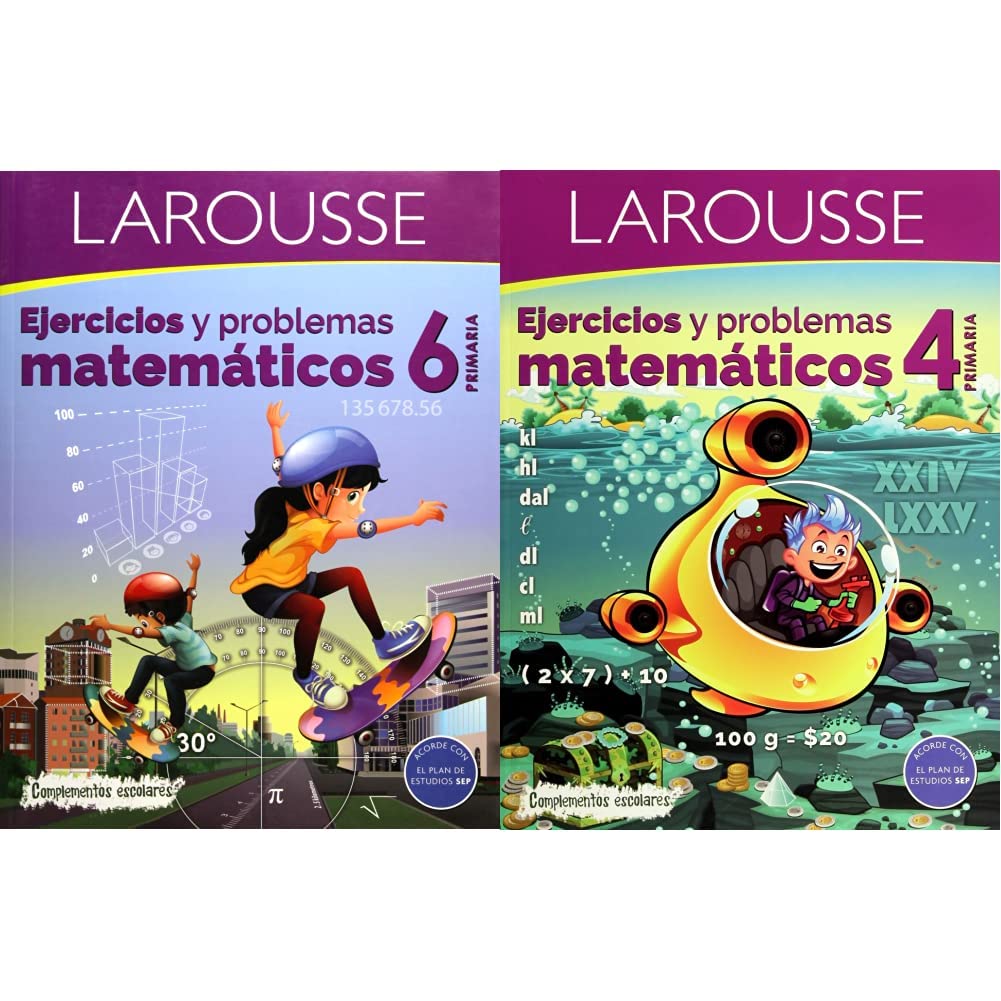 EJERCICIOS Y PROBLEMAS MATEMATICOS 6 + Ejercicios Matemáticos 4 ...