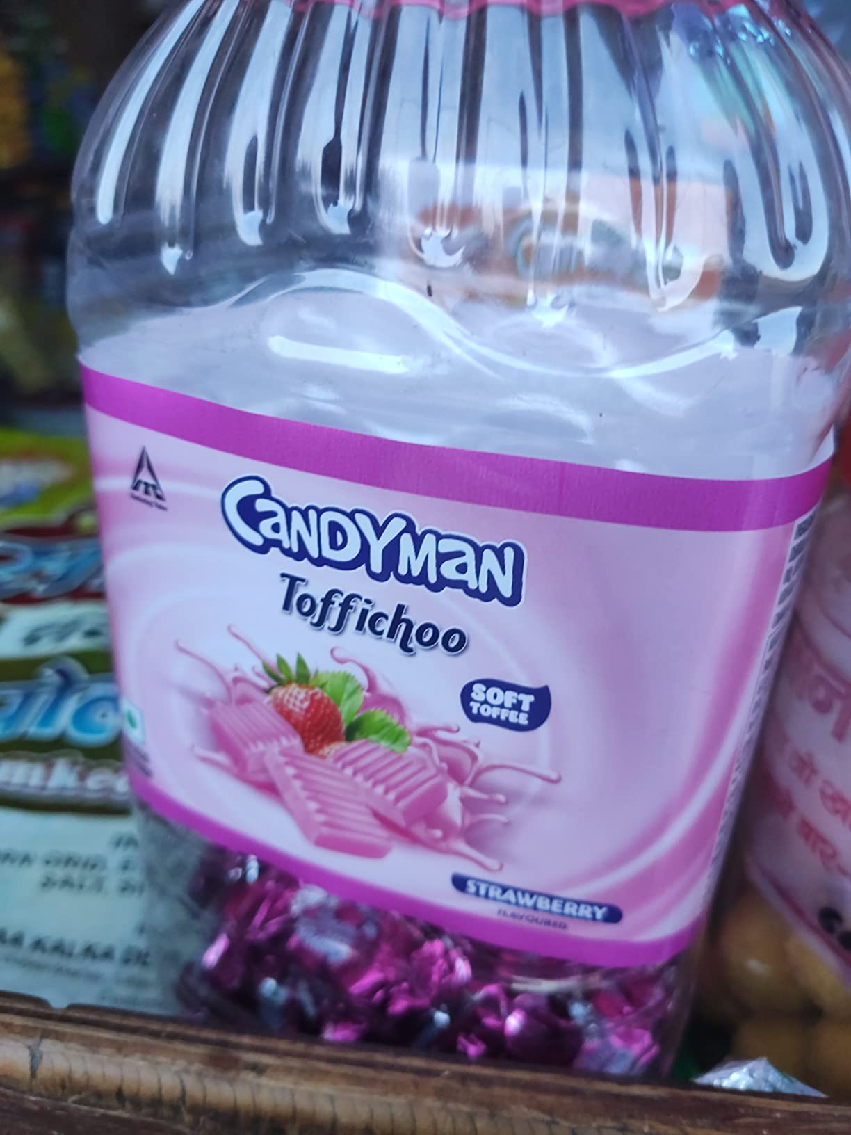 Candyman Toffichoo, Strawberry Soft Toffees For In-Home Serves, 768 ...