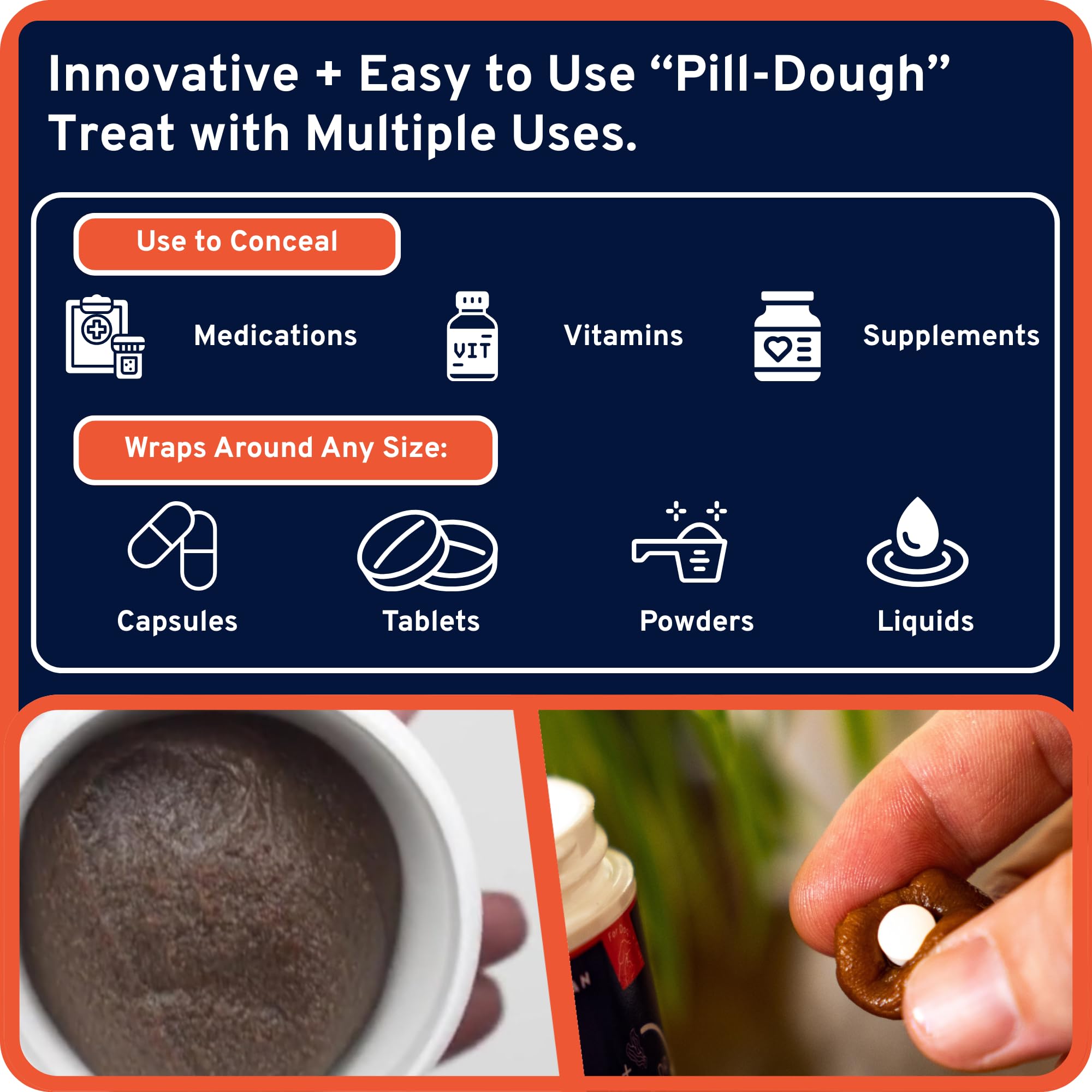Bacon Flavor Pill Wrap Maddie's Ultra Easy Pill-Dough Treat Paste ...