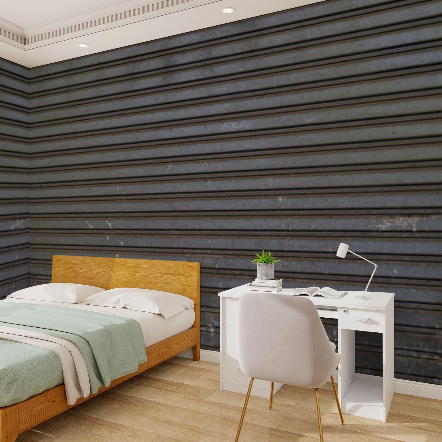 Galvanized Metal Look Wallpaper 20 Galvanized Metal Background