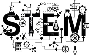 Amazon.com: STEM Vinyl Wall Decal - Science, Technology, Engineering ...